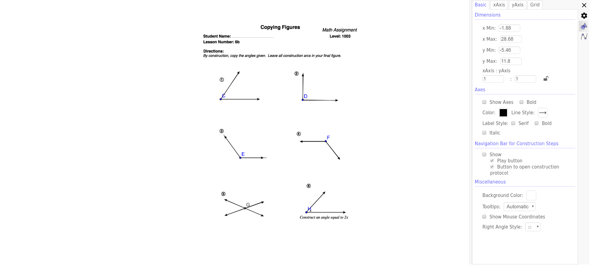 Lesson 6b Copying Figures – GeoGebra