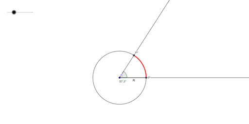 Sistema circolare e angolo radiante – GeoGebra