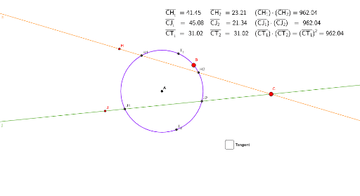 Power Of A Point Formulas – GeoGebra