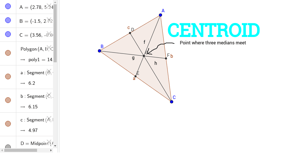 Centroid – GeoGebra