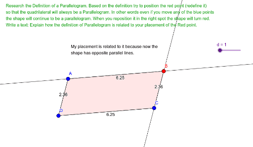 Parallelograms – GeoGebra