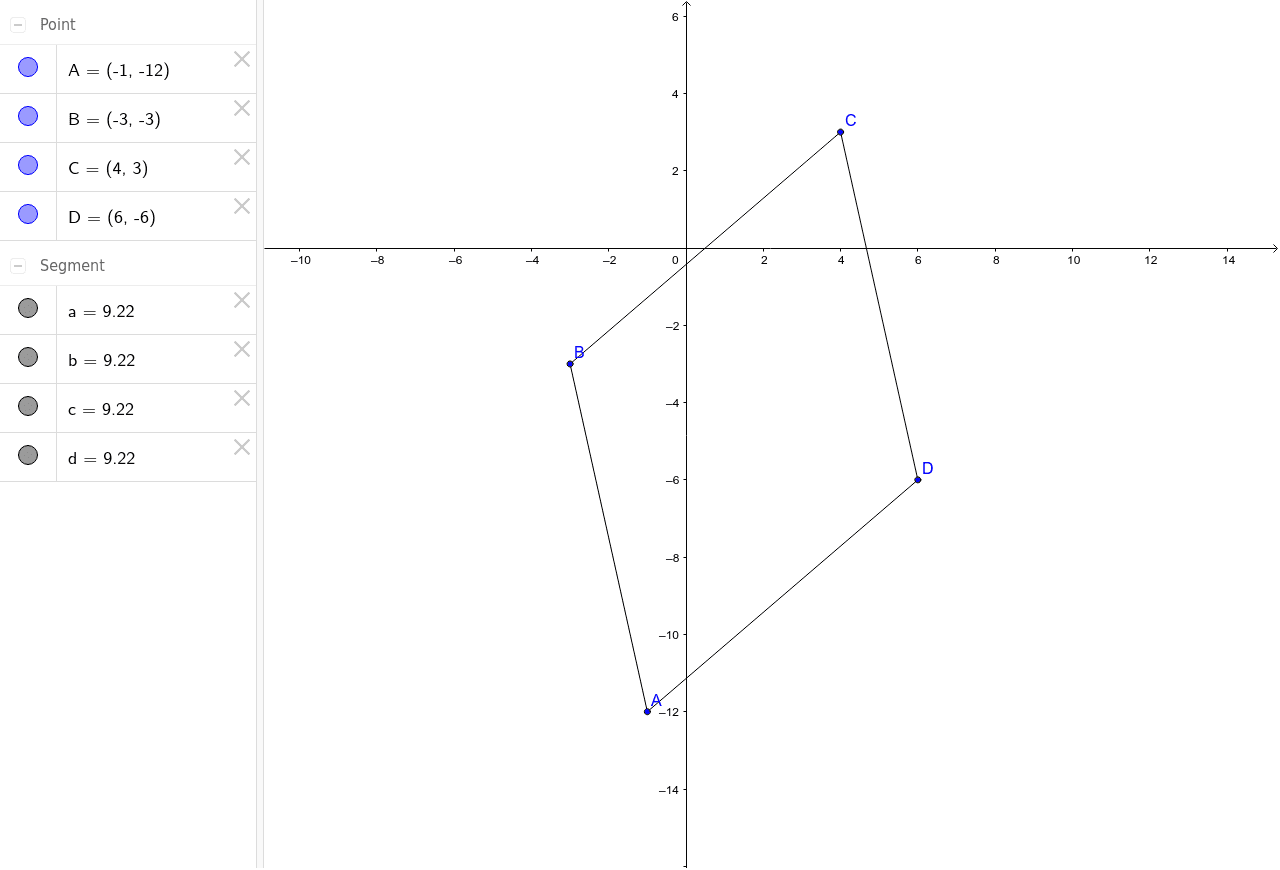 Quad Properties – GeoGebra