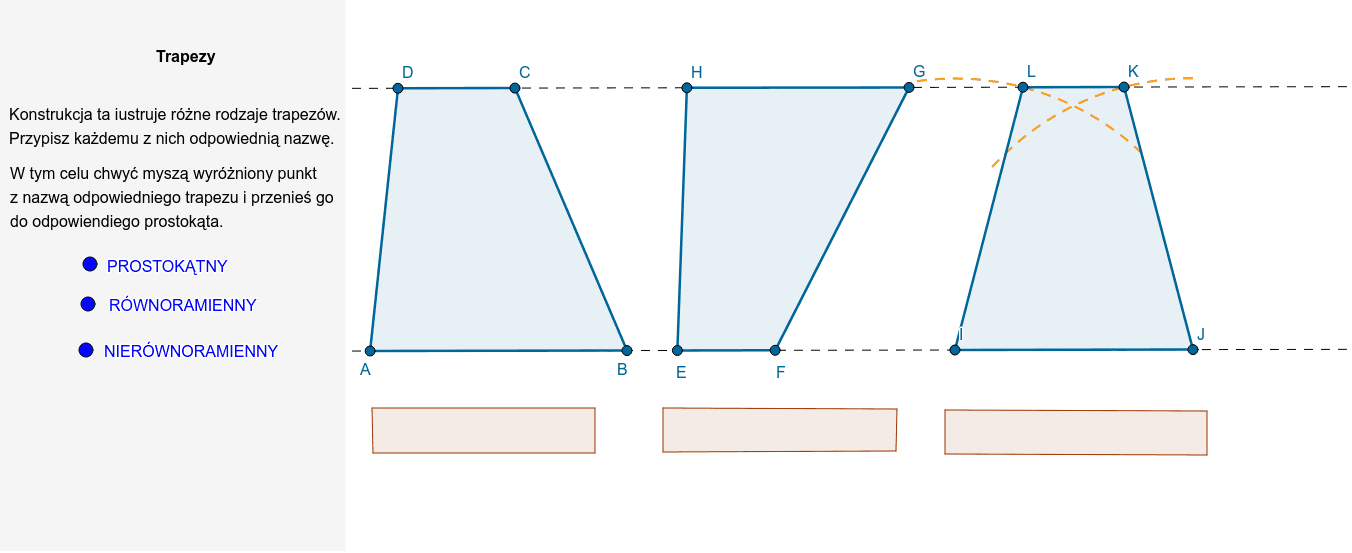 Trapezy – GeoGebra
