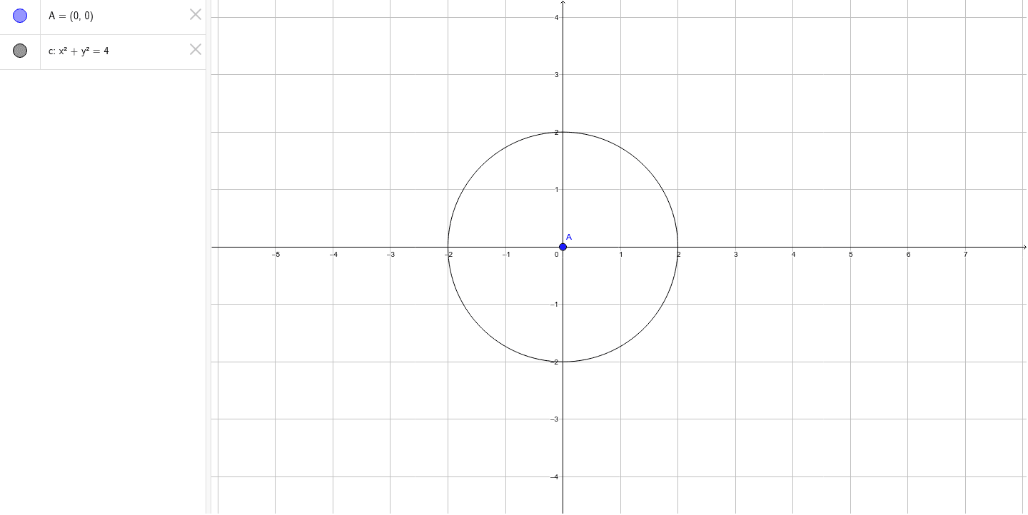 Equation of a Circle with Center (h,k) – GeoGebra