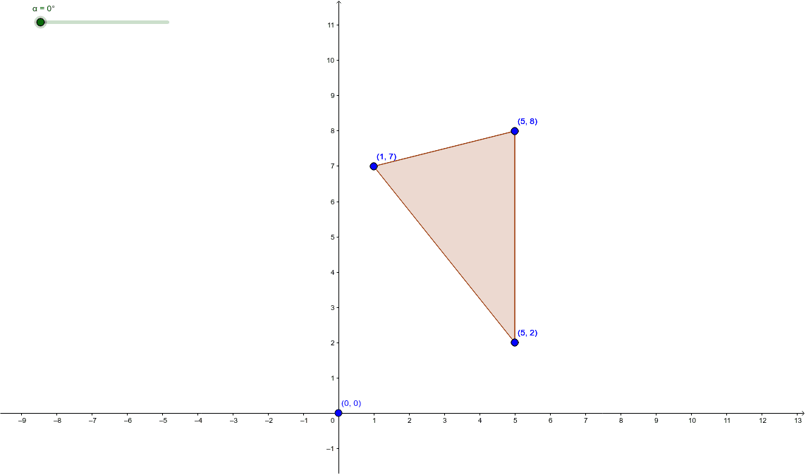Triangle Rotation with Movable Points – GeoGebra