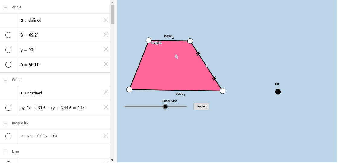 Trapezoid: Area (I) – GeoGebra