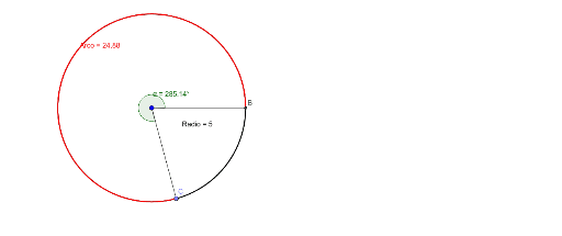 Arco que subtiende a un ángulo – GeoGebra