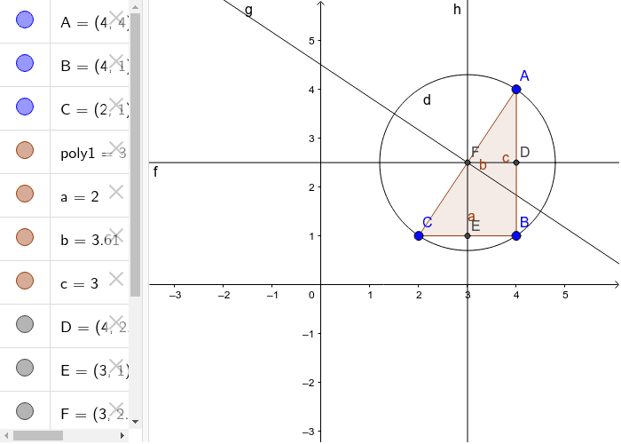 Analytic Geometry Assignment – GeoGebra