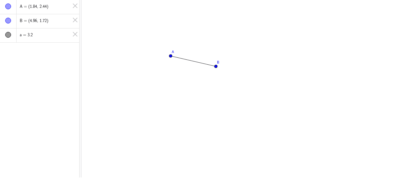 copy a line segment – GeoGebra
