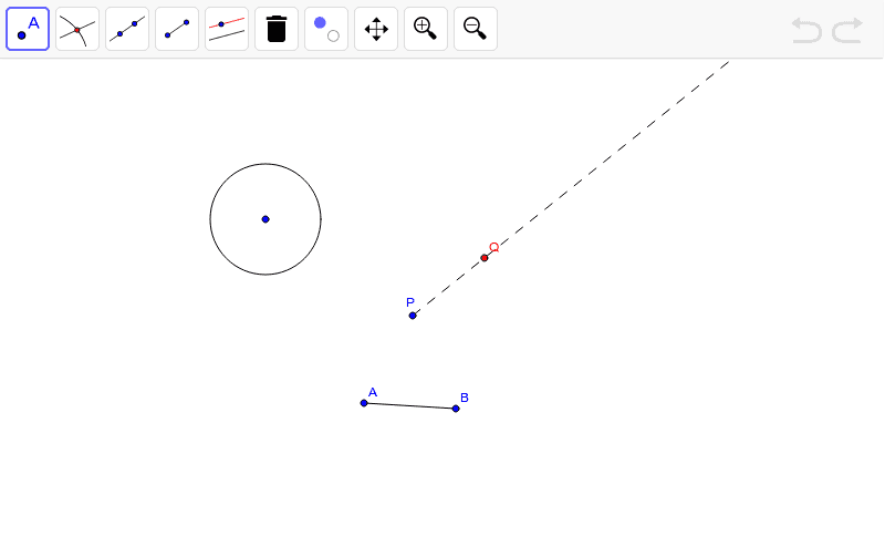 Week 10 - Copy a line segment – GeoGebra