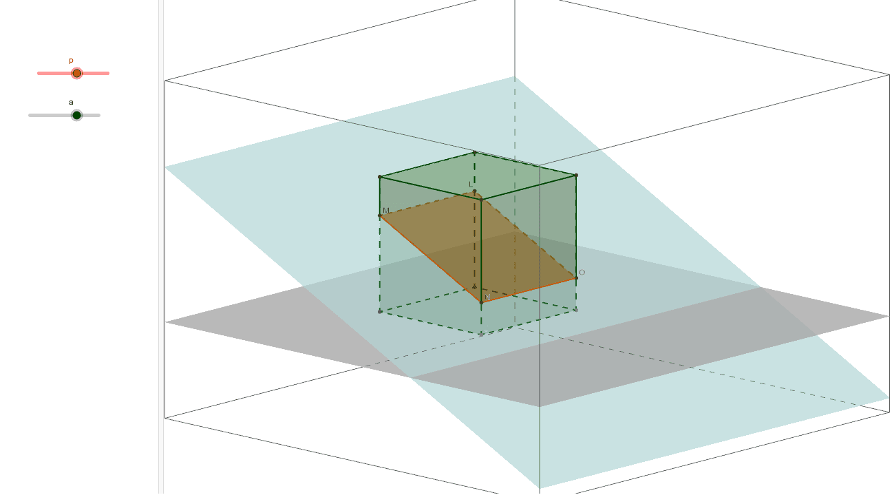 section cube – GeoGebra