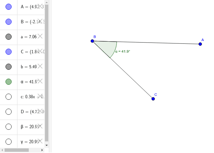 angle bisector – GeoGebra