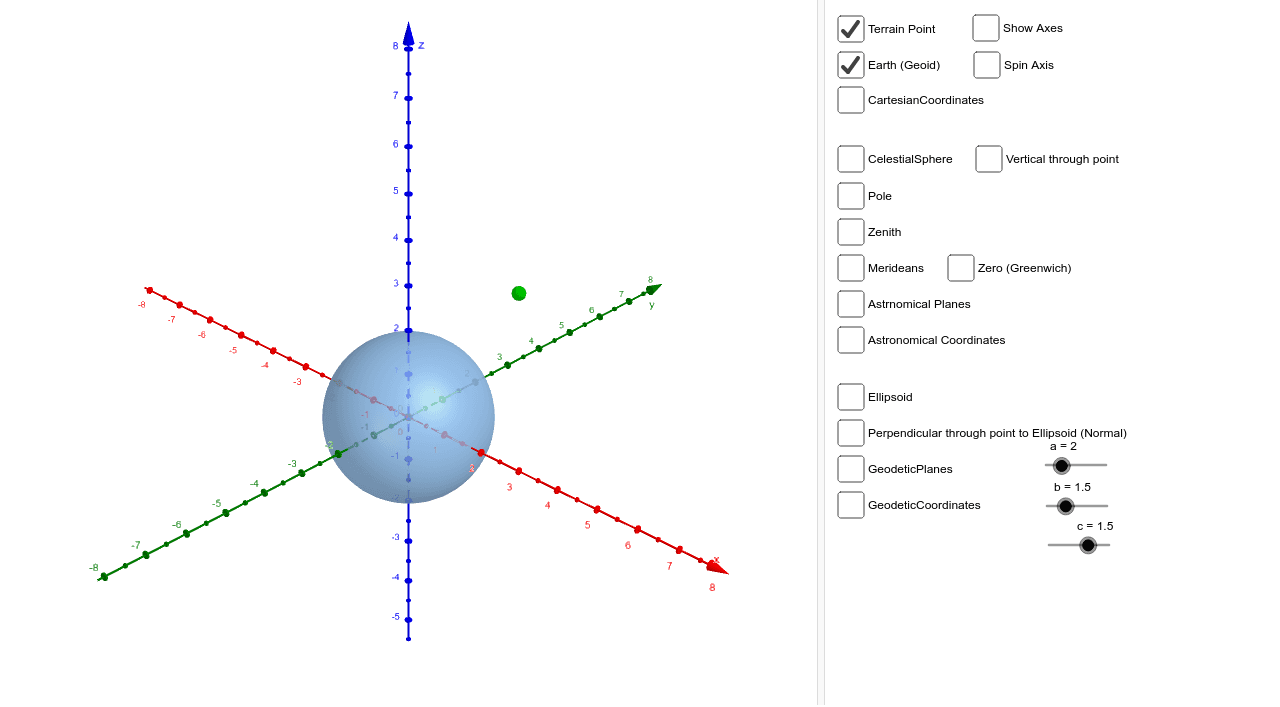 Coordinate Systems for Position – GeoGebra