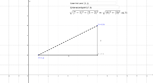 distance formula – GeoGebra