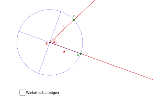 Winkel (1. Teil) – GeoGebra