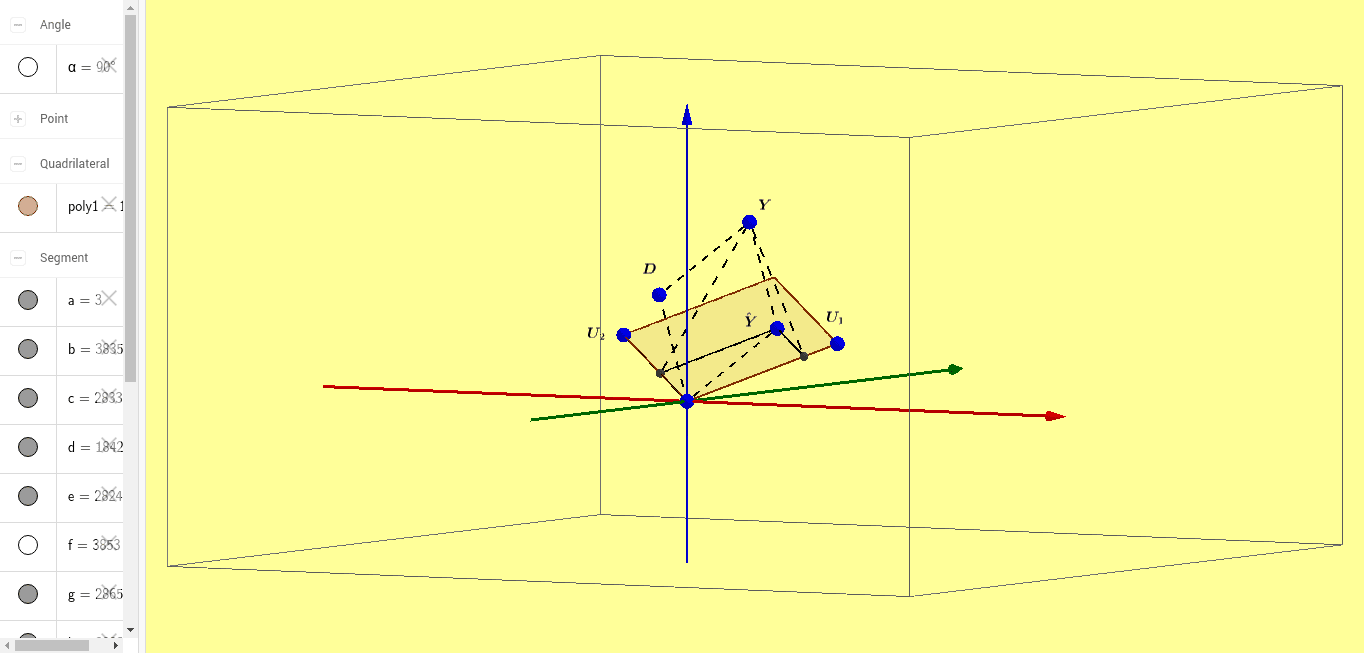 Orthogonal Projection 3D – GeoGebra