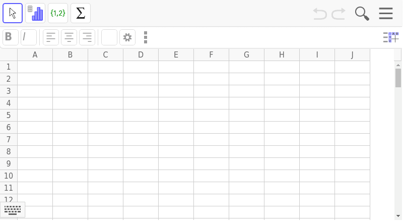 Calculator for Statistics – GeoGebra