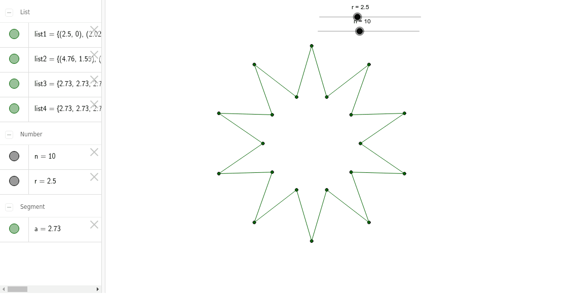 n star – GeoGebra