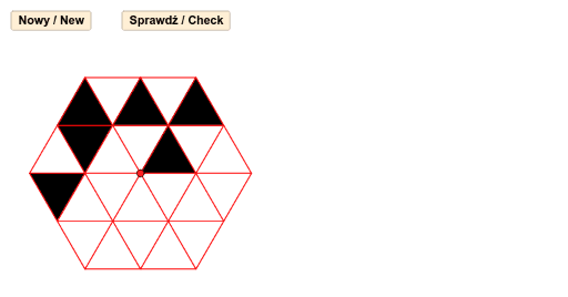 Sześciokątny wzór 5 / Hexagonal pattern 5 – GeoGebra