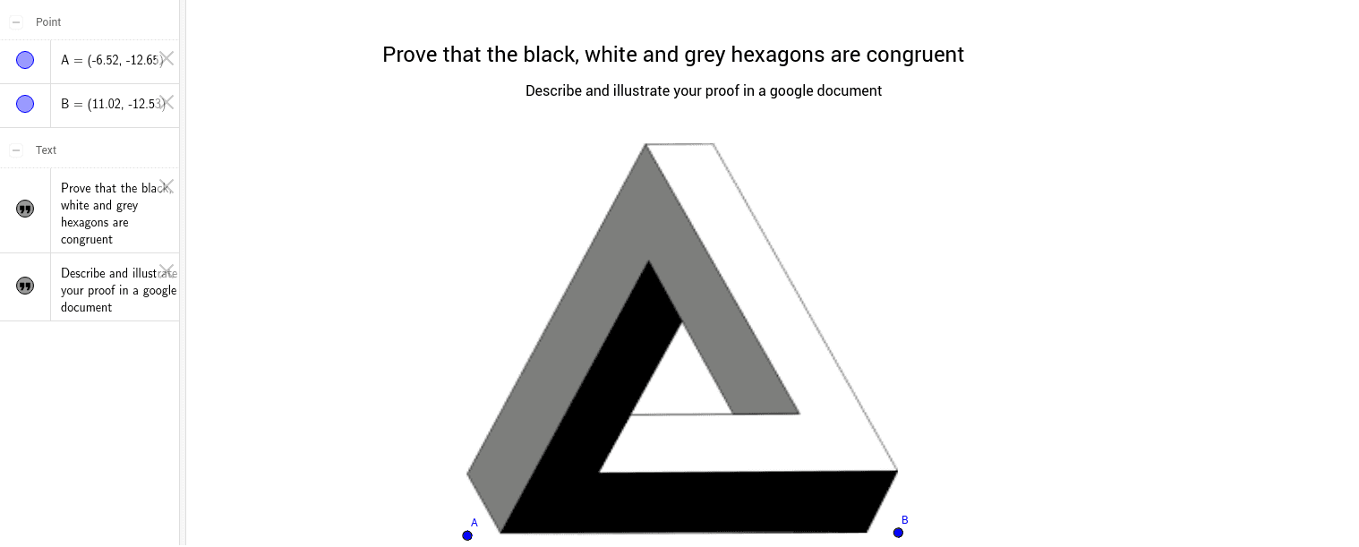 The Magic Triangle – GeoGebra