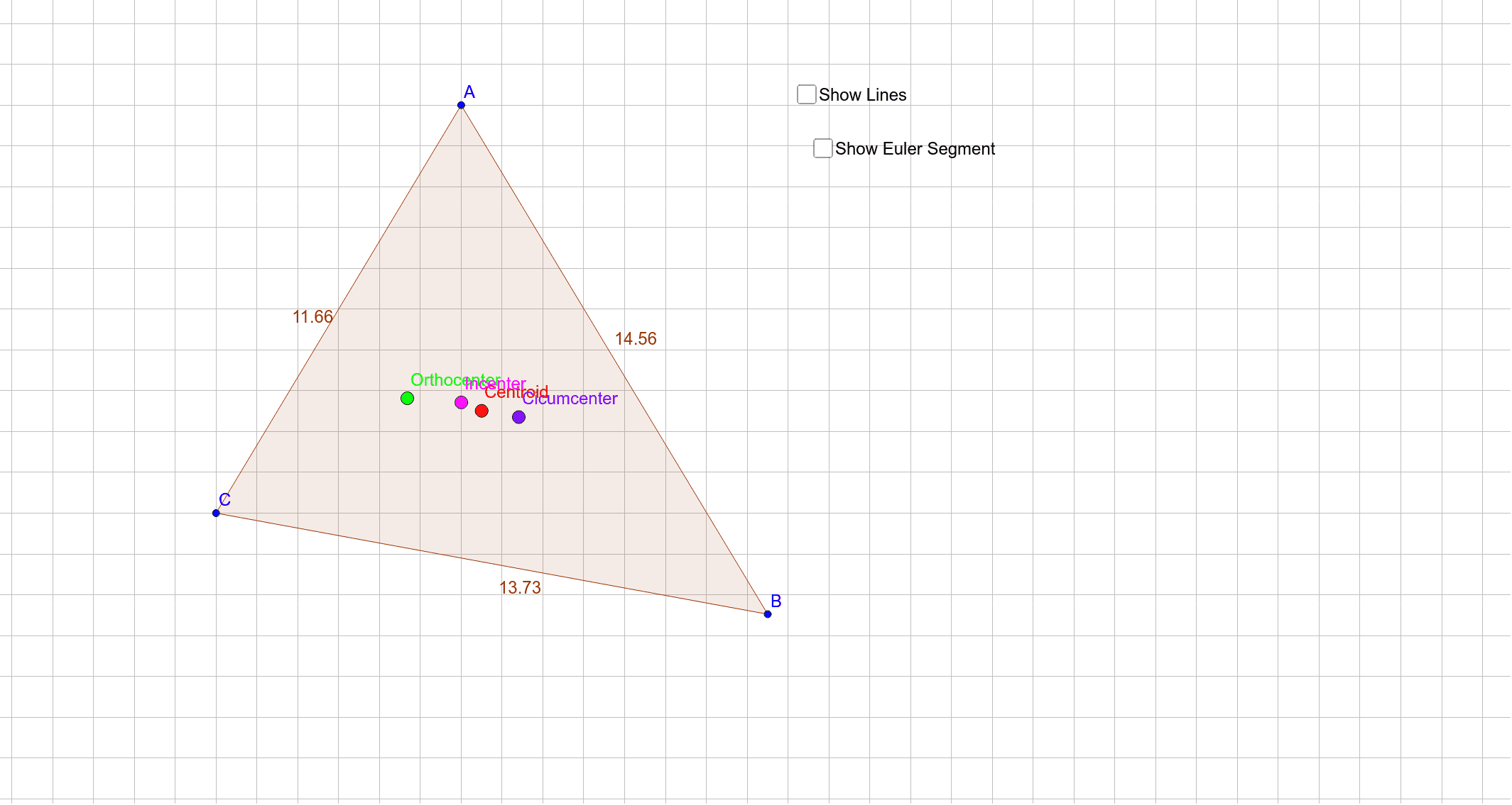 Euler Segment – GeoGebra