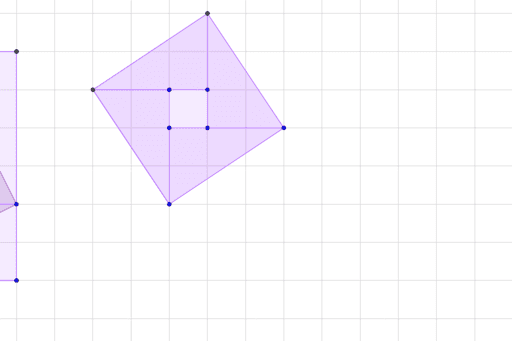Pythag intro tilted squares – GeoGebra