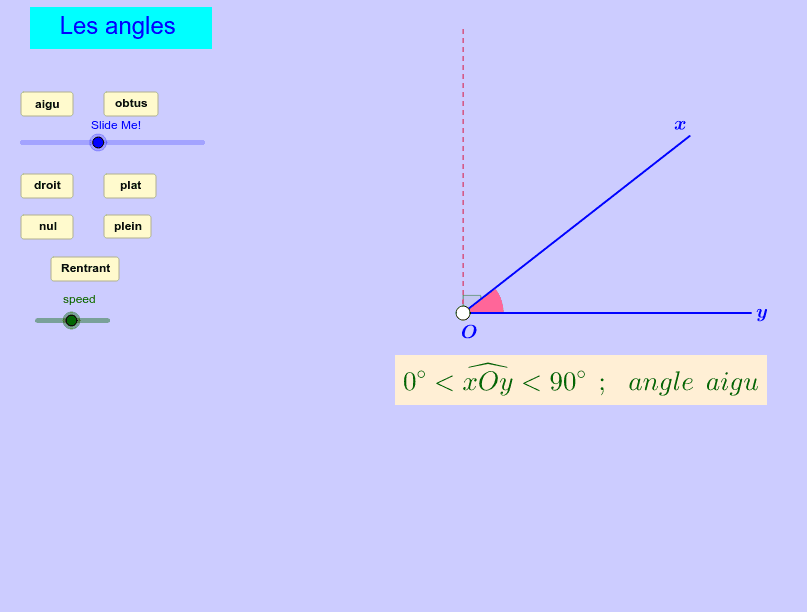 Les angles – GeoGebra