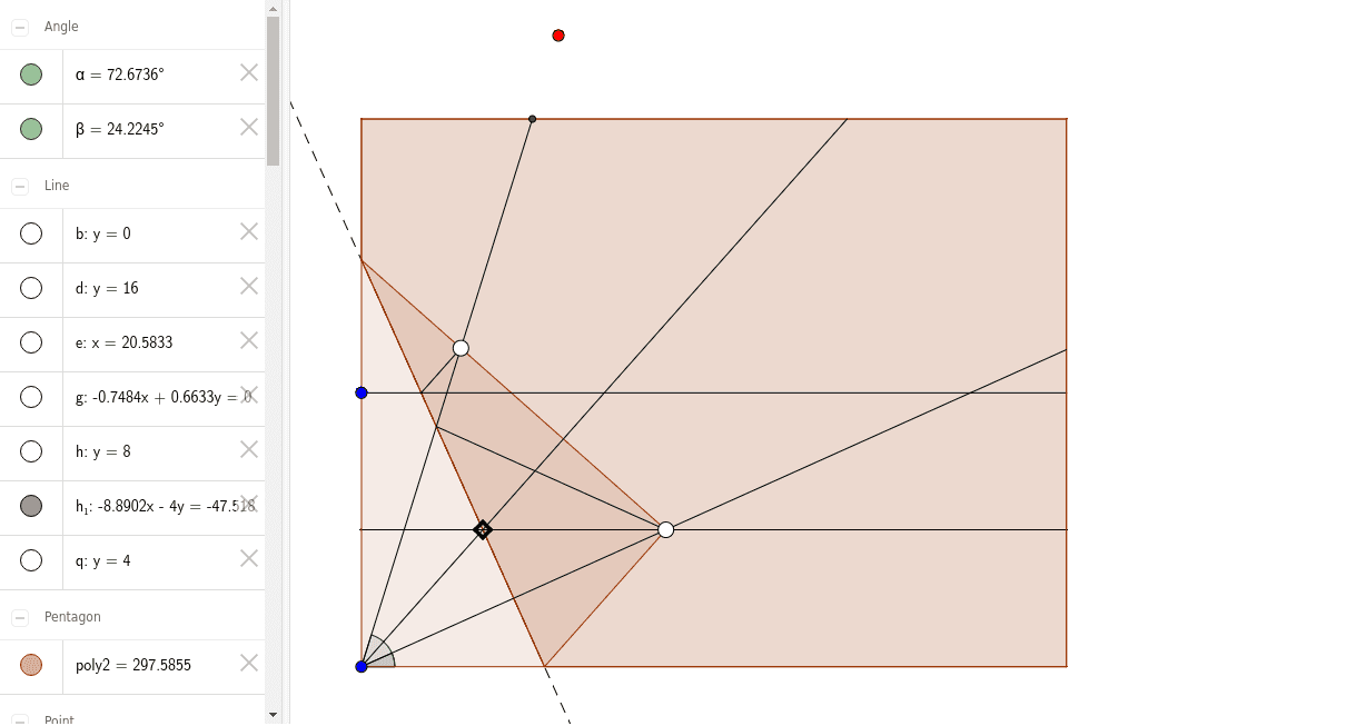 LMOrigami12 Trisect Acute Angle Abe Method – GeoGebra