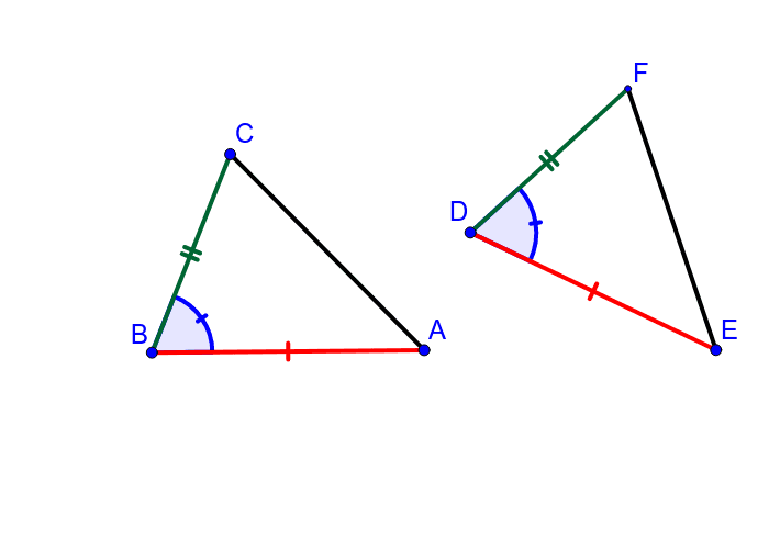 Exploring Side Angle Side Triangles – GeoGebra