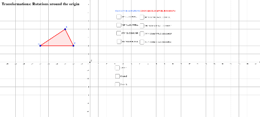 Transformations: Rotations around the origin – GeoGebra