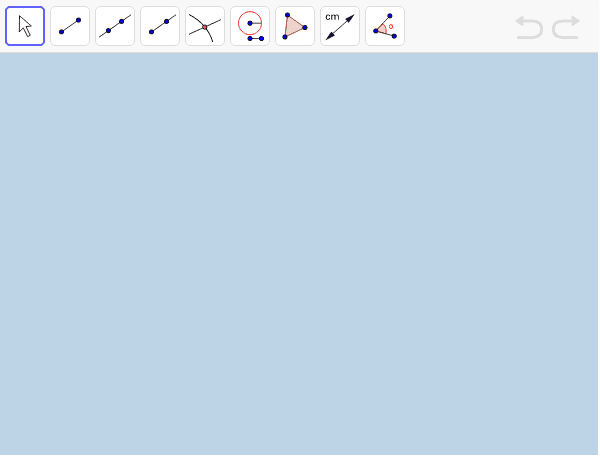Equilateral Triangle Construction – GeoGebra