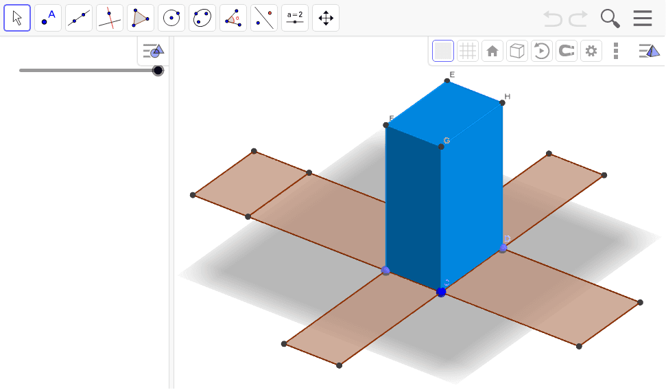 The net of a cuboid – GeoGebra