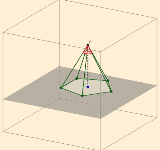 Suma de las caras de un ángulo poliedro – GeoGebra