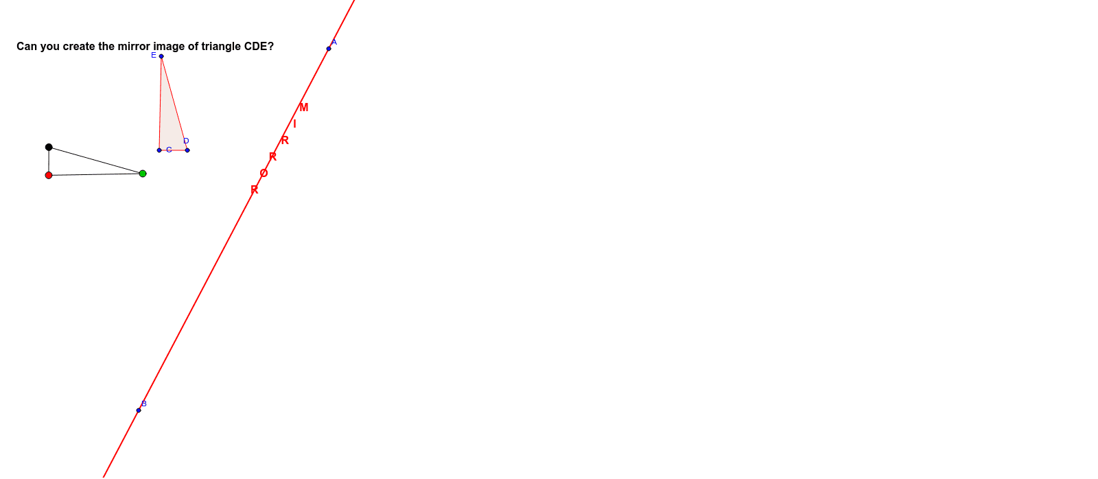 Reflection Game 12 – GeoGebra