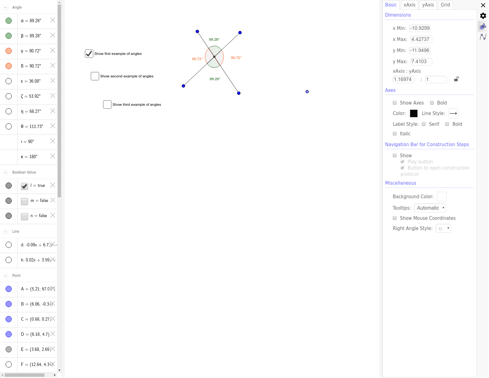 Angle worksheet – GeoGebra