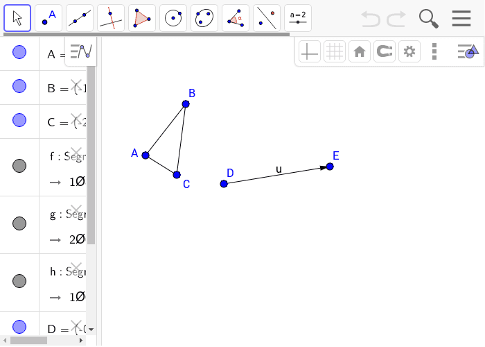 Transformation: Translation – GeoGebra