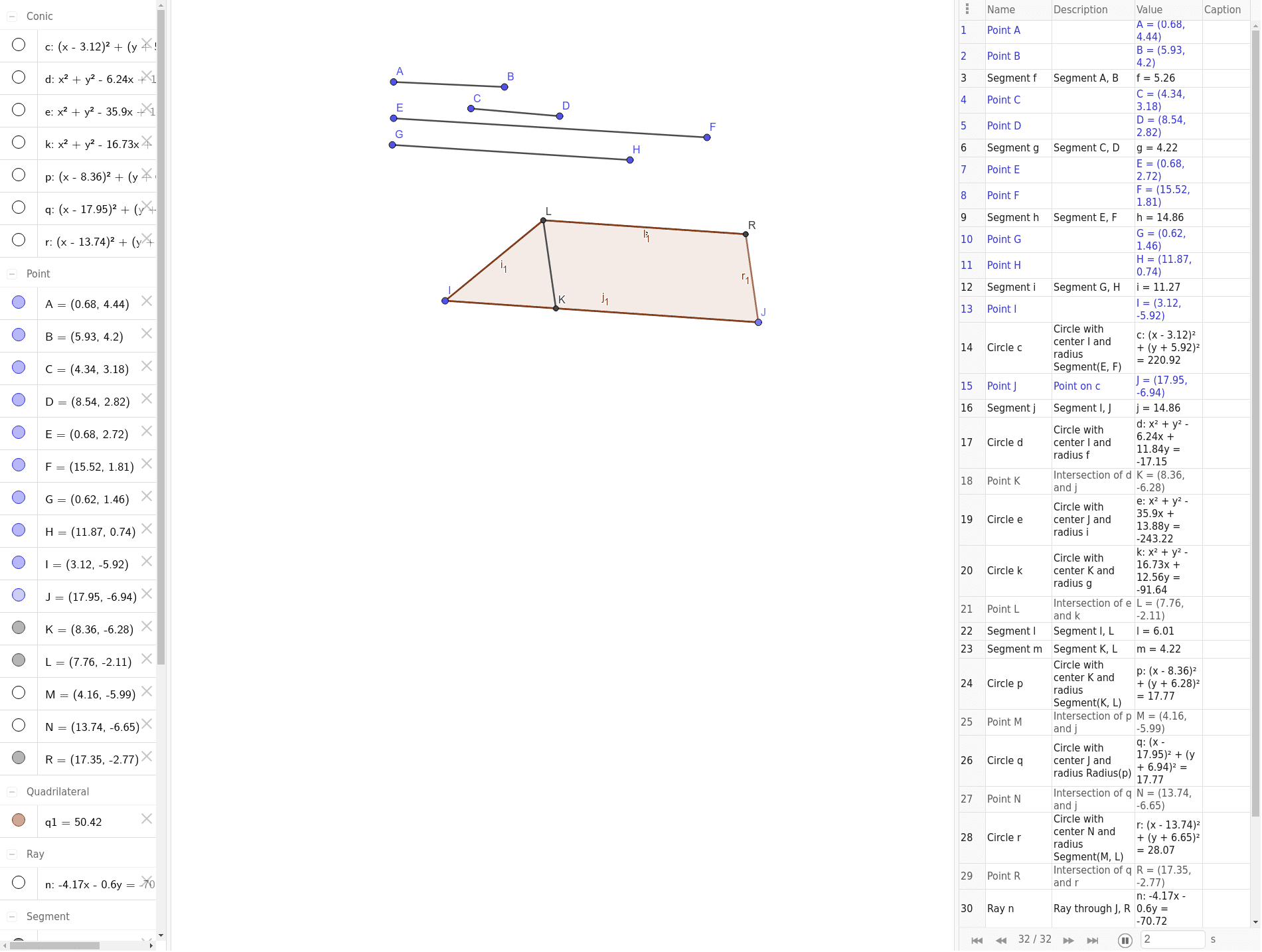 Trapezoid Construction – GeoGebra