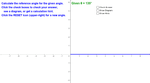 Practice Reference Angles – GeoGebra