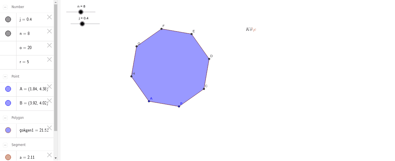 Number of Diagonals of a Polygon – GeoGebra