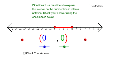 Interval Notation Practice – GeoGebra