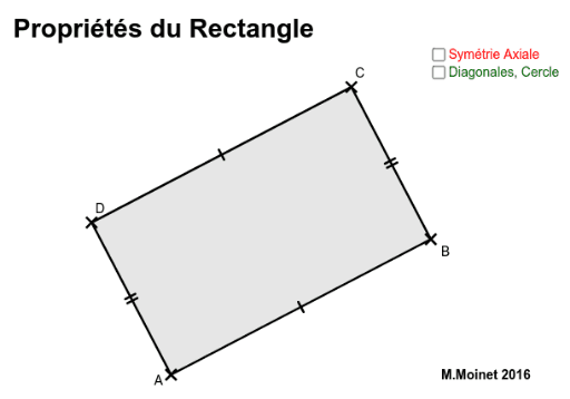 Rectangle - Propriétés – GeoGebra