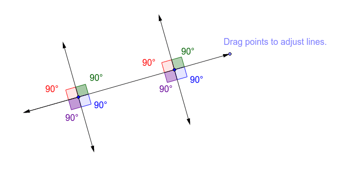 Animated Corresponding Angles – GeoGebra