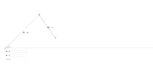 Sine Law Ambiguous Case 1 – GeoGebra