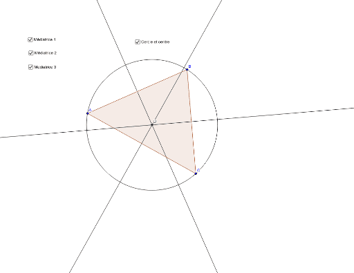 CH4 : Médiatrices d'un triangle. Exercice 2 – GeoGebra