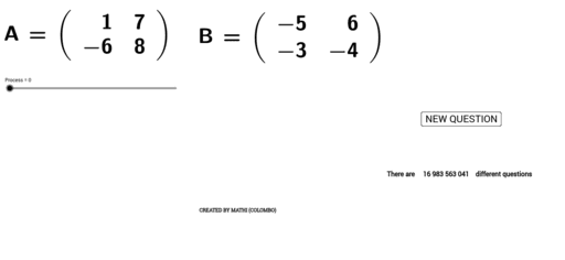 Multiplying two matrices – GeoGebra