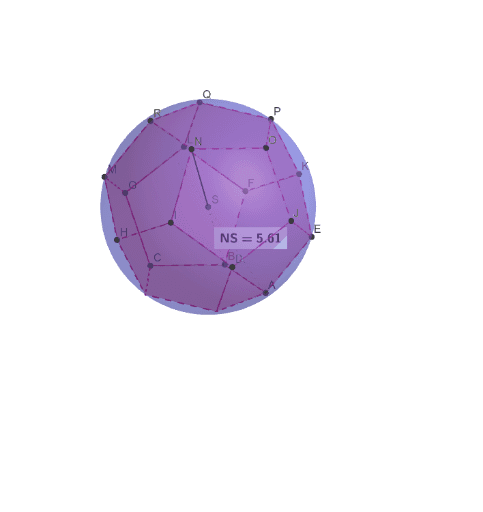 Dodecahedron Measurement – GeoGebra