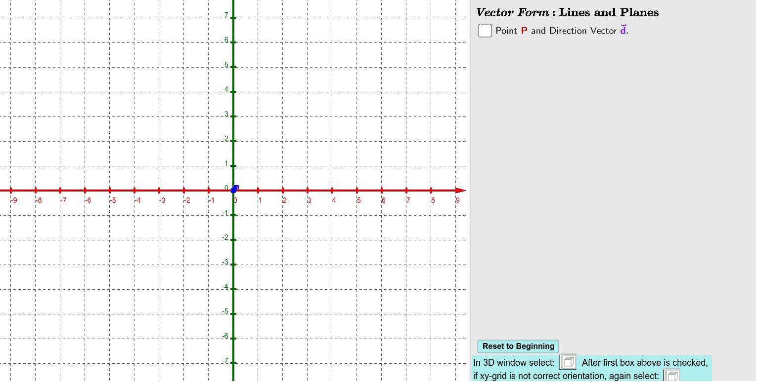Lines and Planes - Vector Forms – GeoGebra