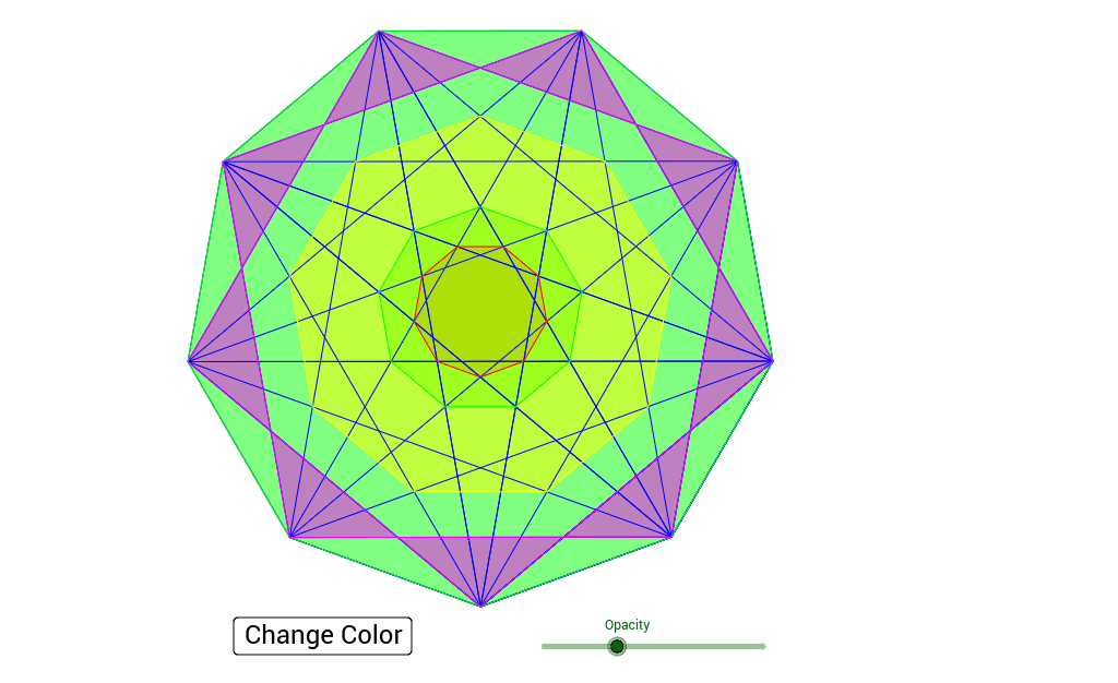 String Art 12 Points Change Colors – GeoGebra
