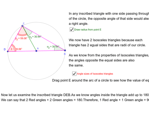 inscribed triangle proof – GeoGebra