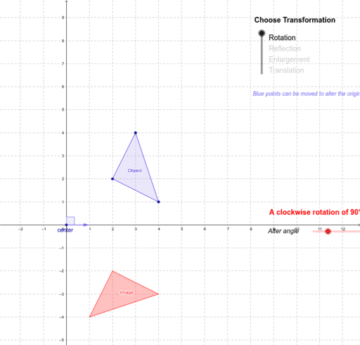Transformations Practice – GeoGebra